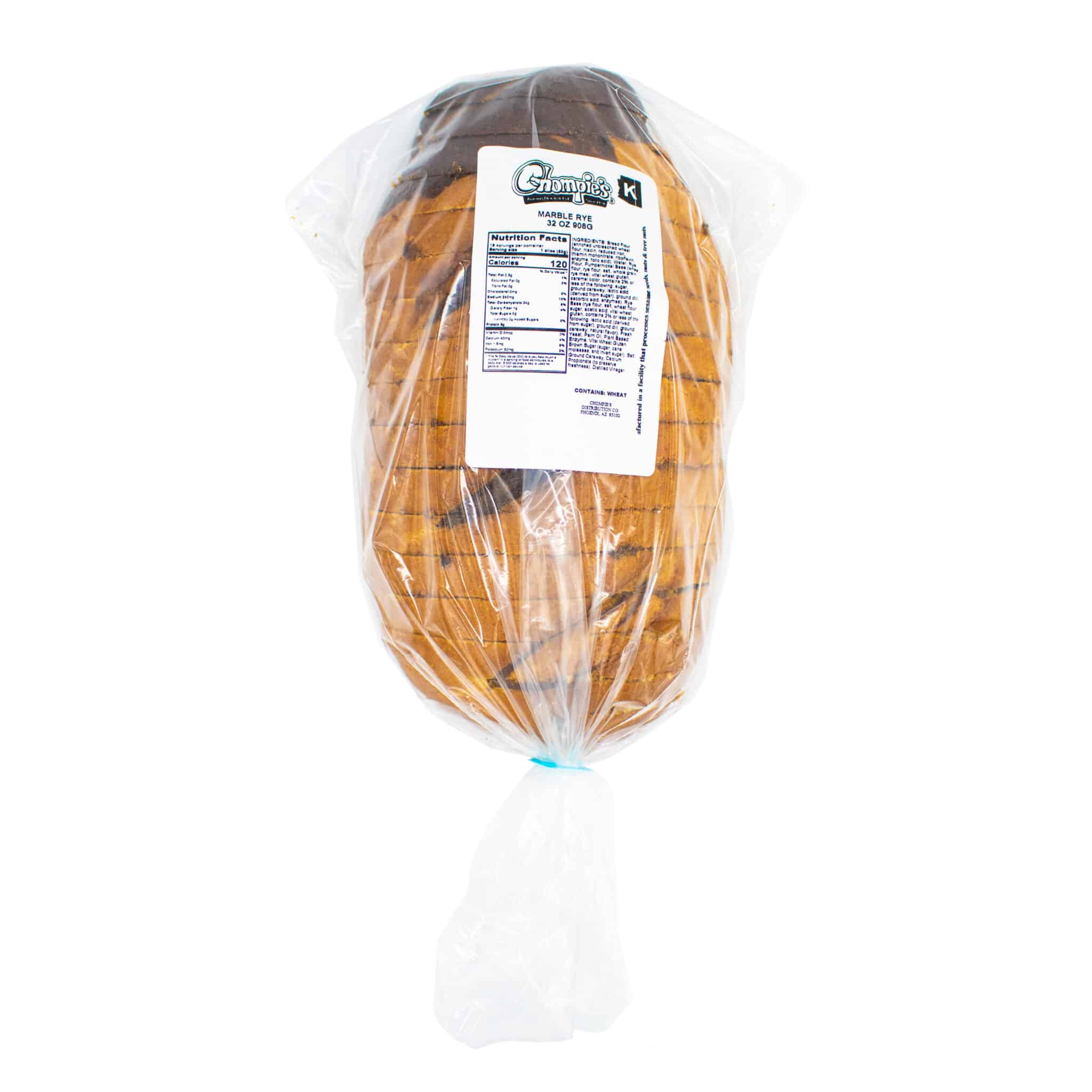 Marble Rye Bread - Chompie's Restaurant, Deli, Bakery, and Catering